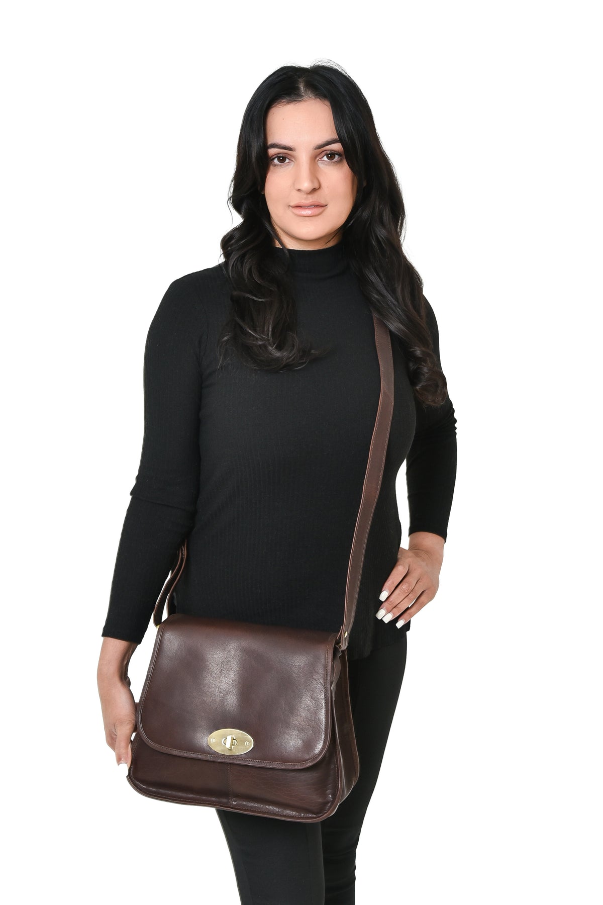 The Biker Bag - Beautiful Rich Irish Leather Handbag, Elegant Classic ...